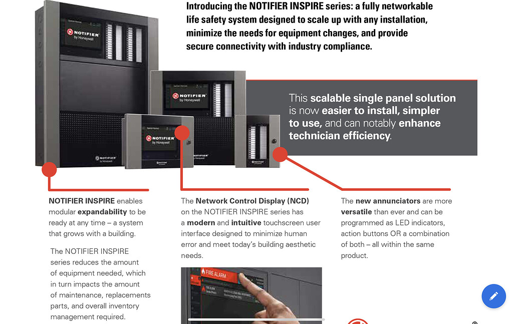 New Notifier panel sneak peek - Fire Alarm General Discussion - The ...