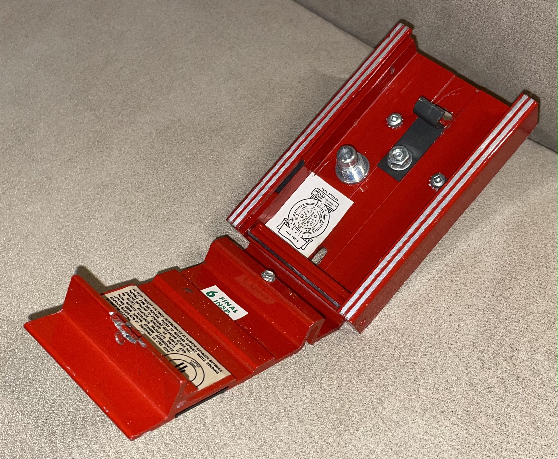Old Mirtone Pull Station - Model Number? - Fire Alarm General ...